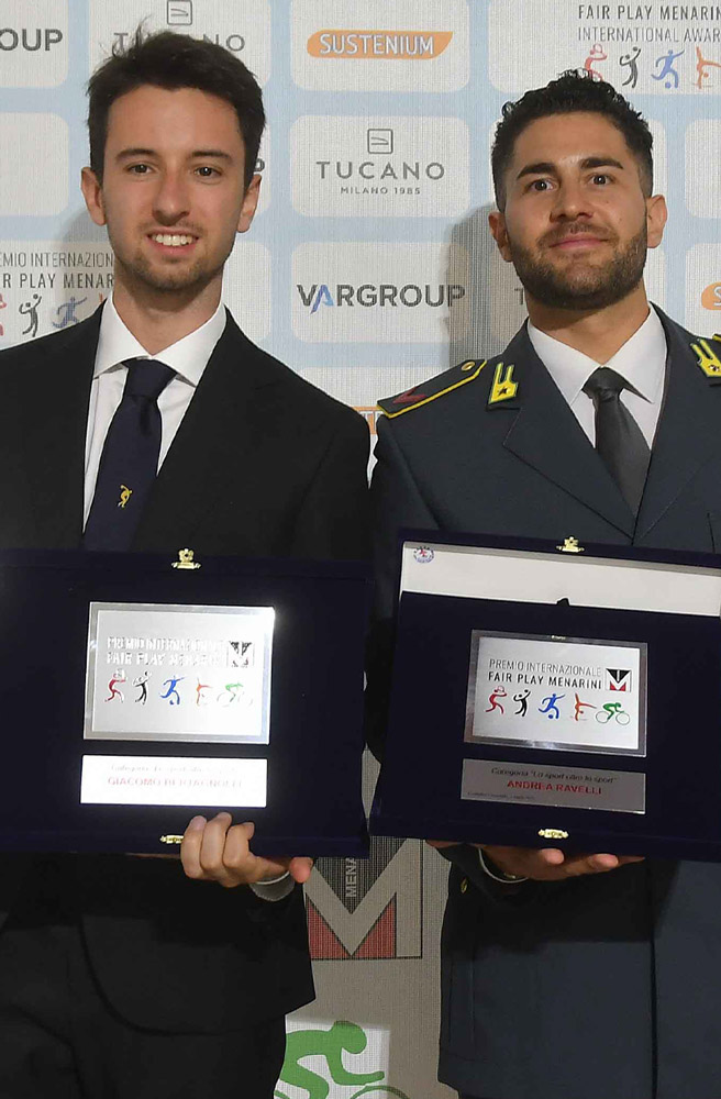 Giacomo BERTAGNOLLI - Andrea RAVELLI - Premio Internazionale Fair Play ...