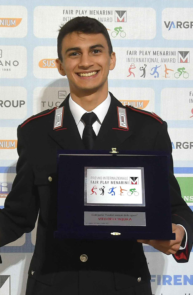 Vito DELL’AQUILA - Premio Internazionale Fair Play Menarini