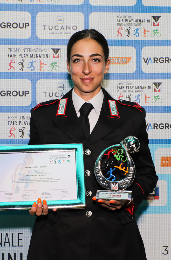 Lisa VITTOZZI - Premio Internazionale Fair Play Menarini