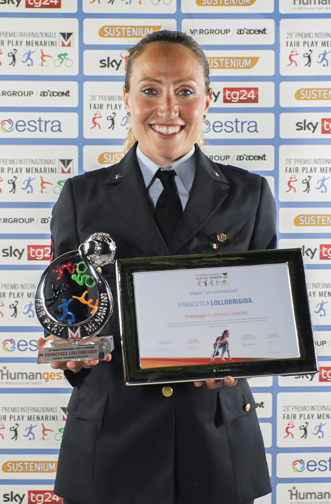 Francesca LOLLOBRIGIDA - Premio Internazionale Fair Play Menarini