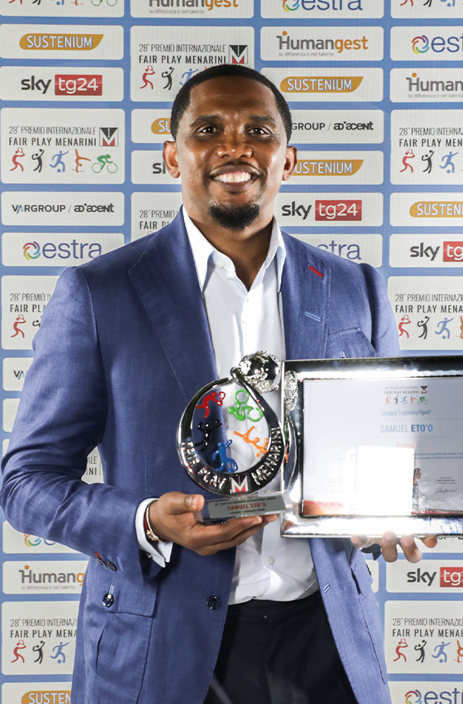 Samuel ETO’O - Premio Internazionale Fair Play Menarini